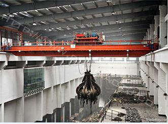 China QZ Model Hydraulic Grab Bucket Overhead/Bridge Crane for Handling Bulk Material for sale