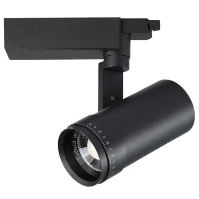 China 90 Ra 1CCT Built-in Driver Anti-glare 10-60 Degree Zoomable Lens LED Focus Light Track Light 0.8kg for sale