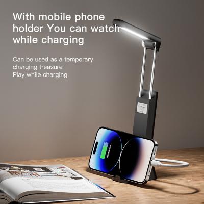 Cina Lampada da scrivania dimmabile ad alto CRI da 10W con batteria a lunga durata e batteria al litio di grande capacità in vendita