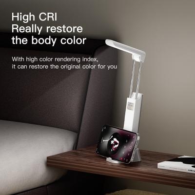 China Multifunctional Lighting Desk Lamp 10W Type-C Rechargeable Smart LED Table Light for sale