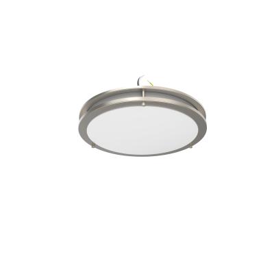 中国 顧客ロゴのサンプルパッキング 16インチ 25W LED CCT選択可能なダブルリング天井灯 販売のため