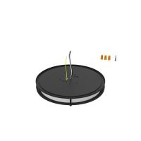 China Sample Packing with Customer Logo 16inch 25W LED CCT Selectable Double Ring Ceiling Light for sale