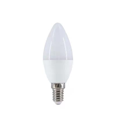 China LED Candle Bulb 6W CRI Ra 80-90 High Support Dimmer Customizable E14 Indoor Light for sale
