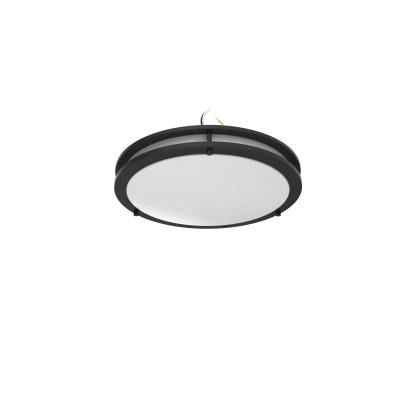 China 120V 25W 5CCT Middelgrootte 16 inch LED Double Ring geïntegreerde plafondlamp CL-B1628 Te koop