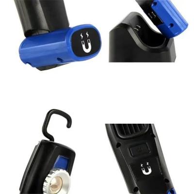China Mini COB LED lámpara de trabajo de mano con carga USB y tres opciones de temperatura de color en venta