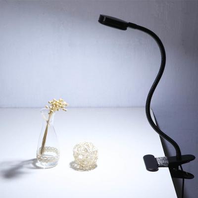 China DIY 450lm Customized Bedtime Reading 360 Degree Flexible Gooseneck Small LED Desk Lamp for sale