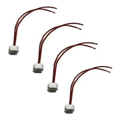 China GU10 gloeilamphouder Keramische lamphouder met siliciumkabel 1- 0,05 kg voor binnenverlichting Te koop