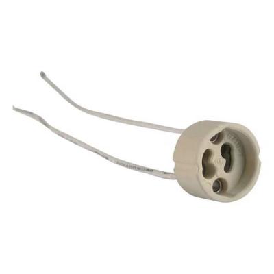 China GU10 gloeilamphouder Keramische lamphouder met siliciumkabel 1- 0,05 kg voor binnenverlichting Te koop