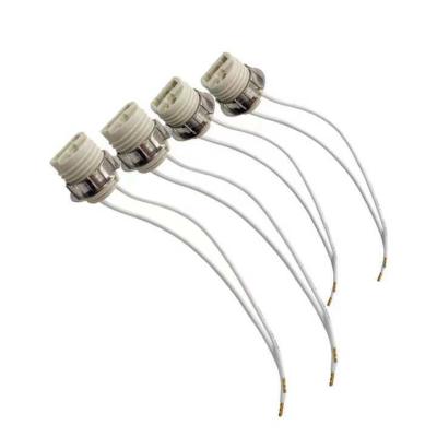 China GU10 gloeilamphouder Keramische lamphouder met siliciumkabel 1- 0,05 kg voor binnenverlichting Te koop