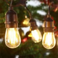 China Create a Romantic Atmosphere with G45 T45 ST45 E27 Base Amber Light String 50M Length for sale