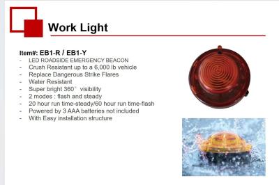 China 2- LED Anti-collision Traffic Safety Flash Light for Motorcycle Night Flight Lighting for sale