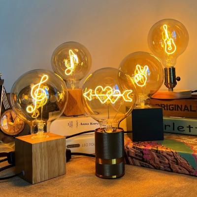 Cina Base della lampadina a filamento LED 4W vetro trasparente Amber G80/95 Serie Dimmabile Ciao Lettera d'amore in vendita