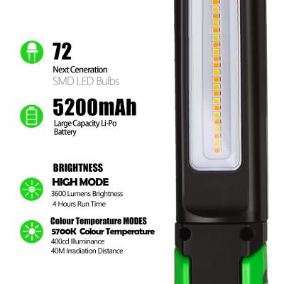 China Inspecção de manutenção de emergência 2600 lumens Luz de inspecção de luz de trabalho LED à venda