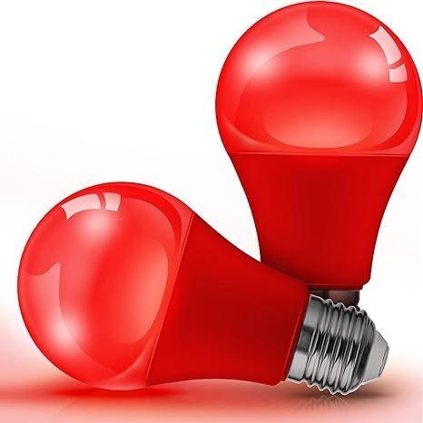 Quality E26 Red LED Bulb A19 9W for Valentine's Day Indoor Porch Thanksgiving Year Decoration for sale