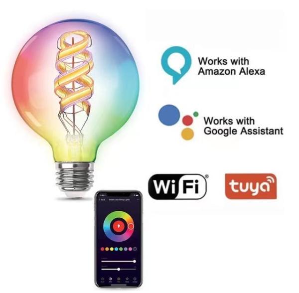 Quality 85lm/w Lamp Luminous Efficiency LED Bulb with Smart Light Dimming and Color Changing for sale