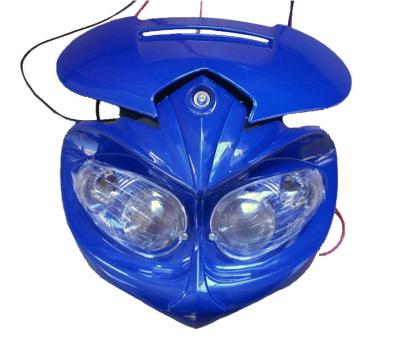 China O amarelo branco azul vermelho de SUVs das peças do motocross outros estilos reaparelha faróis da careta à venda