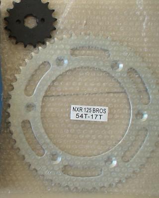 China MOTO NXR125 BROS54T-17TSprocket de la MOTOCICLETA del MOTOCRÓS de HONDA XL125 XL185s en venta