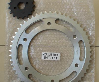 China MOTO NXR125 BROS-54T-17TSprocket de la MOTOCICLETA del MOTOCRÓS de HONDA XL125 XL185s en venta