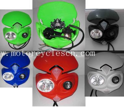 China Blanco del amarillo del rojo azul de la bici de la linterna de la mueca del motocrós LED de la motocicleta en venta