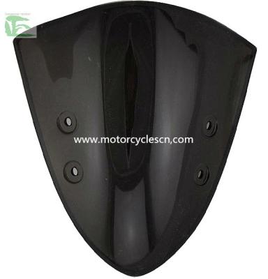 La motocicleta del parabrisas de KAWASAKI ER-6N parte blanco del negro del color del ABS del parabrisas de Pmma