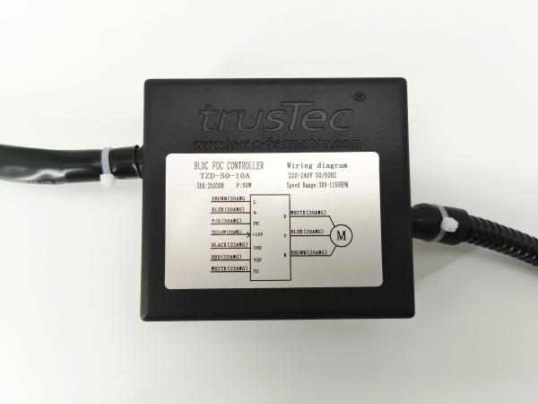 EC двигатель кондиционера с катушкой вентилятора для кондиционера - 1/15HP 300-1150RPM 220-240V 50/60HZ