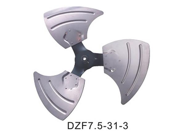 Pale de ventilateur axiale industrielle de volume de l'air de série de DZF haute, roue à aubes de fan en métal