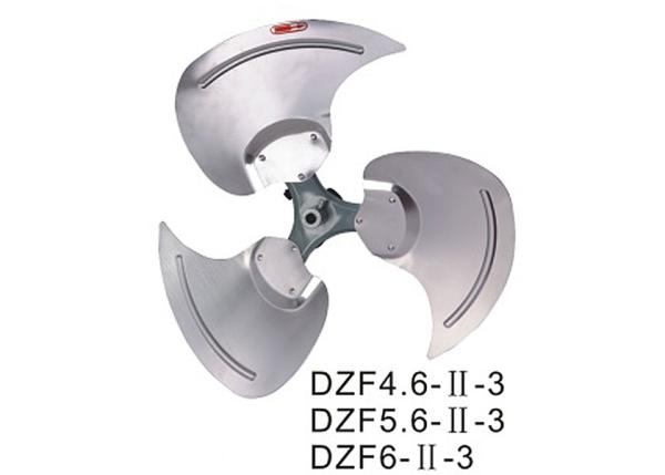 Pale de ventilateur axiale industrielle de volume de l'air de série de DZF haute, roue à aubes de fan en métal
