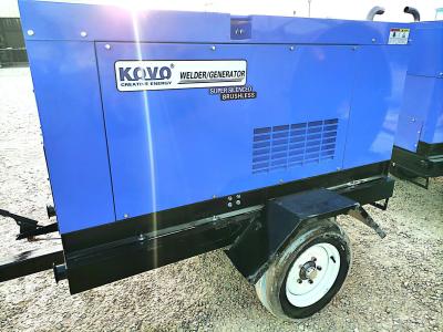China Draagbare generator voor diesellassen met nominale stroom 600A 220V/380V KOVO Frontier 400X EW500DST Te koop