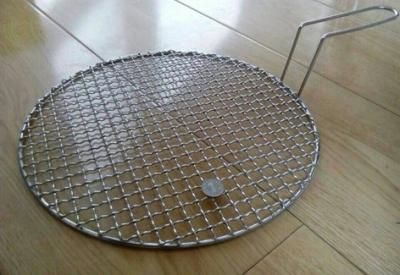 Chine Filet serti par replis de gril de barbecue de grillage d'acier inoxydable avec le fil d'acier inoxydable de catégorie comestible à vendre