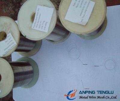 Chine 304 Stainless Steel Wire, AISI/ASTM/DIN/SUS Standard, 0.04mm Diameter à vendre