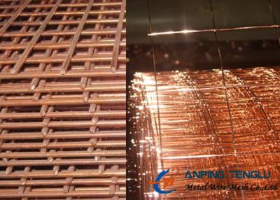 Chine Copper Coated Welded Wire Mesh, Brass or Copper Plating Surface à vendre