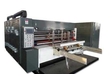 China Max Feeding Paper 1450mm*2600mm Flexo Printing Slotting With Die-cutter Machine For Corrugated Cardboard Box for sale