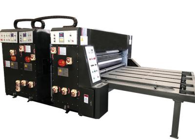 China Water Ink Printing Slotting Die Cutting Machine Semi Automatic Grade For Carton Box for sale