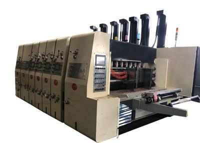 China 4 Color Flexo Printer Slotter Die Cutter Machine Auto Lead Edge Feeding Type for sale