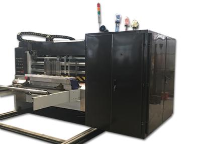 China Medium Speed Three Color Flexo Printing Slotting Machine For Corrugated Cardboard Box for sale