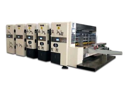 China Flexo Printer Slotter Die Cutter , Automatic Lead Edge Feeding Flexo Corrugated Machine for sale