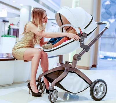 China Aluminum 3 in 1 Baby pushchair stroller and carrycot and carseat baby stroller 3 in 1 for sale