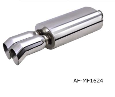 China AUTOFAB-car auto stainless steel performance universal muffler AF-MF1624 auto part for sale