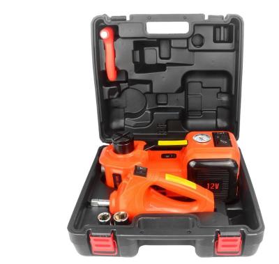 China High quality 3 Ton 12 Volt Mini Portable Long Stroke Electric Car Hydraulic Jack With Electric Impact Wrench for sale