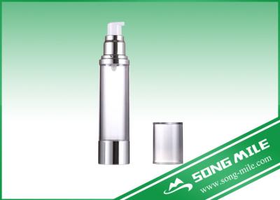 China 50ml Colorful Cosmetic Plastic and Aluminium Airless Bottle for sale