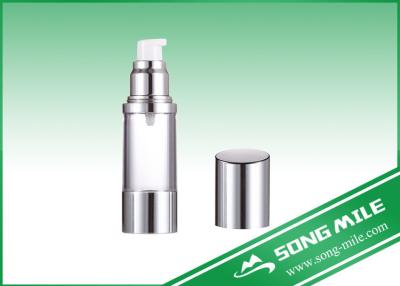 China 30ml 50ml 80ml 100ml 120ml Matte Silver Aluminum Airless Bottle for sale
