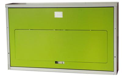Cina Singolo Murphy orizzontale che piega il letto della parete, colore verde materiale del grado E1 in vendita