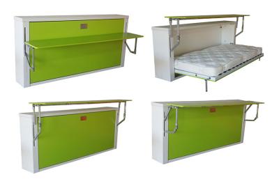 China Green Single Murphy Wall Bed Multifunction Murphy  Bed for Apartment for sale