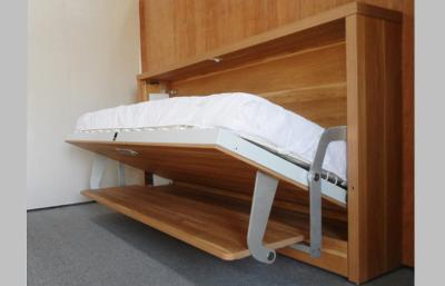 China Fold Out Horizontal  Modern Wall Bed with Transformable Table for sale