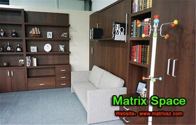 China Flat/Huis Vetical die Milieue1 MDF 60mm van het Muurbed Comité vouwen Te koop