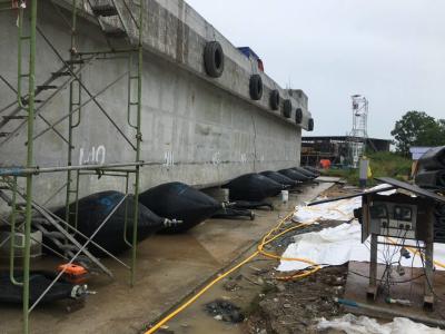 China 1.5*18m 9 layers Ship Launching Airbag, Marine Rolling Airbag in China for sale