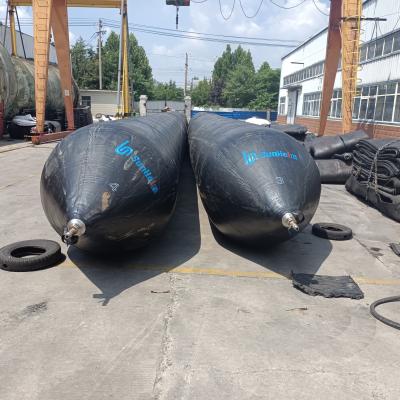 China 1.8*15m 9 layers Ship Launching Airbag, Marine Rolling Airbag in China for sale