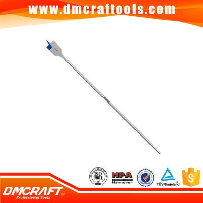 China High carbon steel extra long woodworking spade drill bit for sale