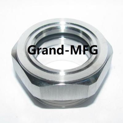 China Männliches BSP-Gewinde G1 Edelstahl 304 mit gehärtetem Glas Ölstandssensor für Reduktoren Getriebe Ölbehälter Sichtmesser zu verkaufen