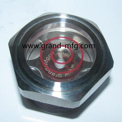 China Hochdruckglas M27x1.5 aus Edelstahl Flüssigsichtsglas mit G 3/4 Größe für Schwerlast- und Hochdruckanwendungen zu verkaufen